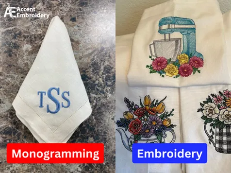 Embroidery vs Monogramming: Accent Embroidery Amarillo, TX